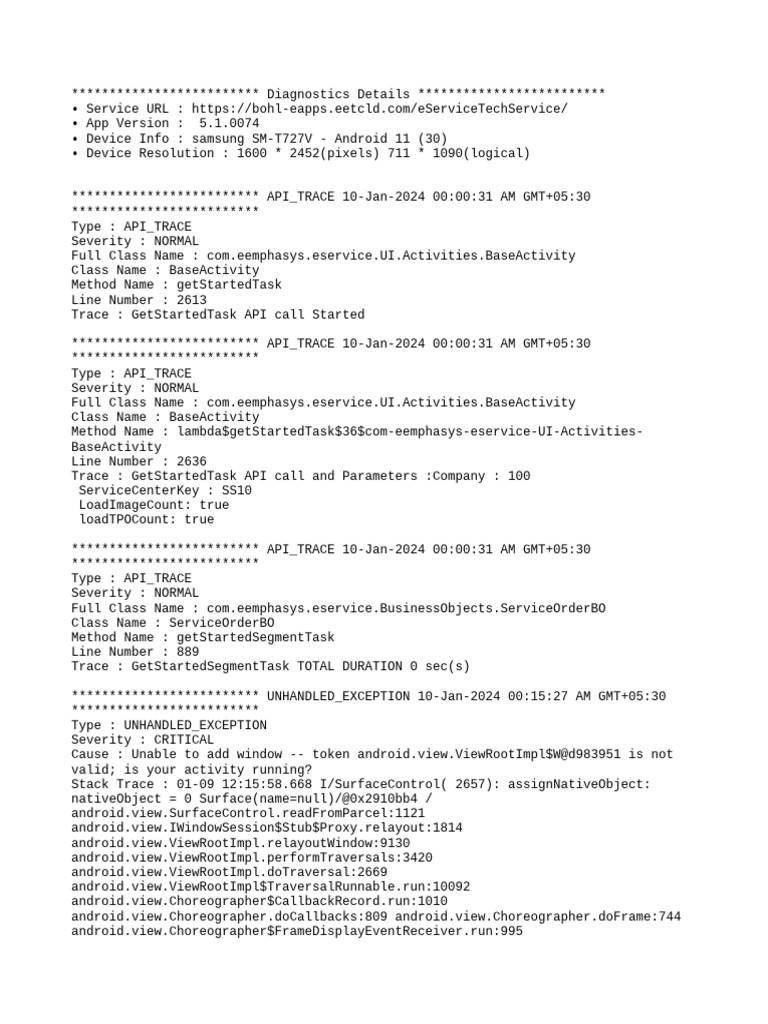 ErrorLog 10 Jan 2024 | PDF | Computer Architecture | Computer Engineering