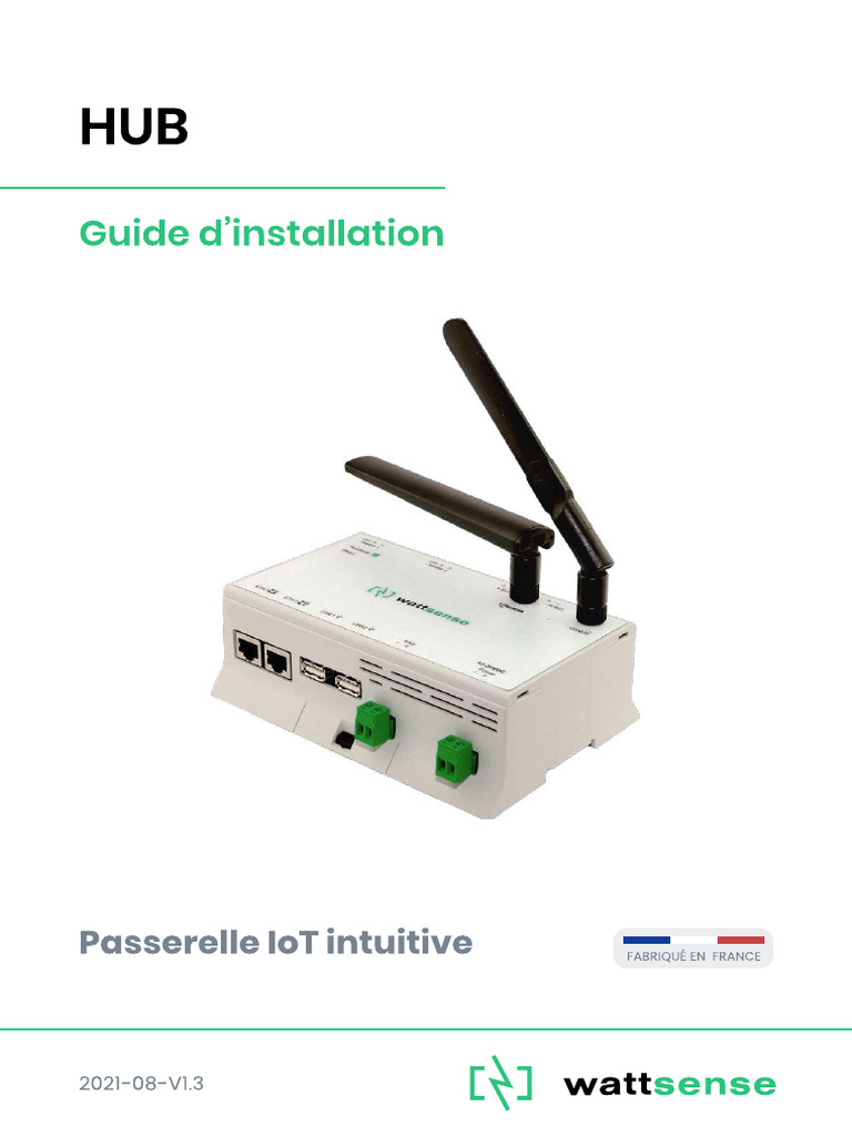 Hub Installation Guide FR F18b96de4c | PDF