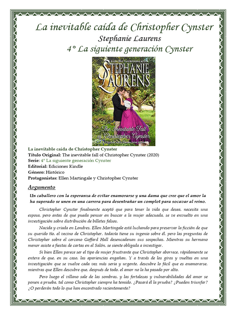 04 - Serie Siguiente Generación Cynster | PDF | Amor