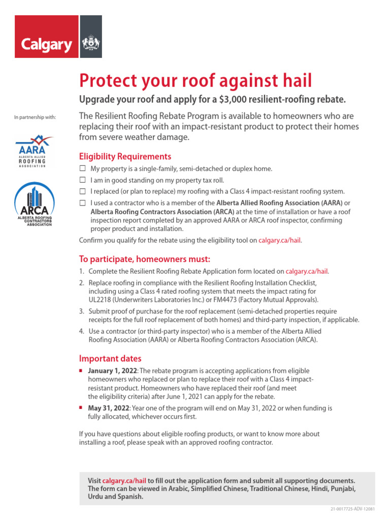 Resilient Roofing and Hail Brochure | PDF | Building Engineering ...