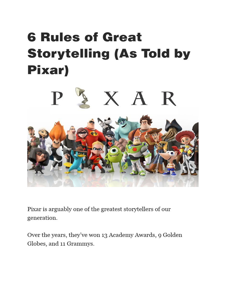 6 Rules of Great Storytelling | PDF | Storytelling | Emotions