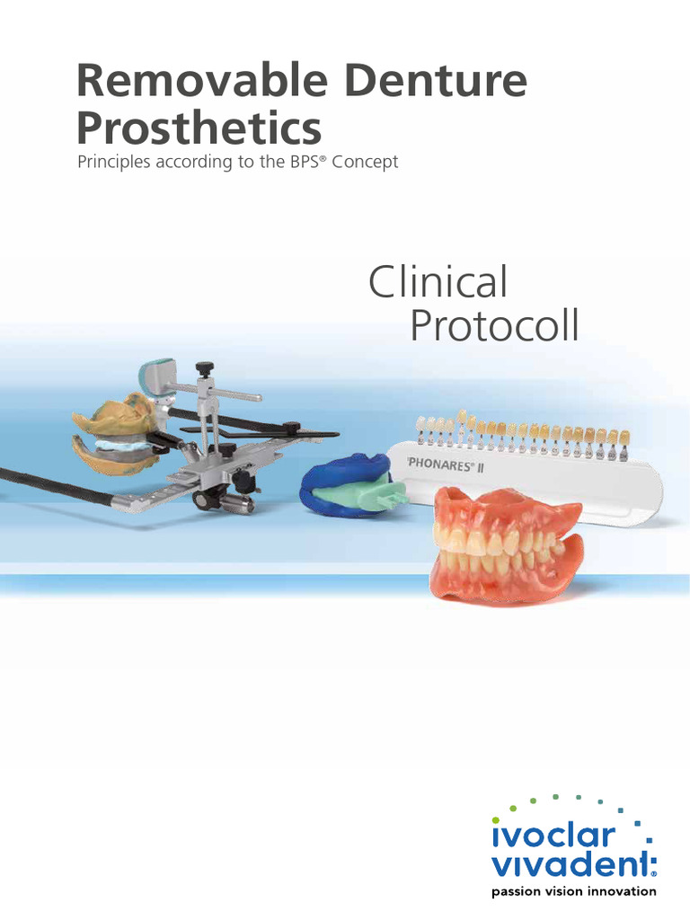 Protocol Clinic Proteze BPS Ivoclar | PDF | Dentures | Dentistry