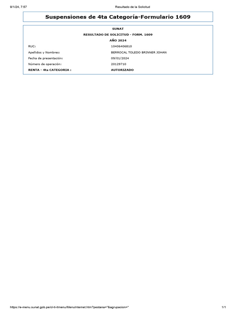 Retencion de 4ta Categoria | PDF Retencion de 4ta Categoria | PDF