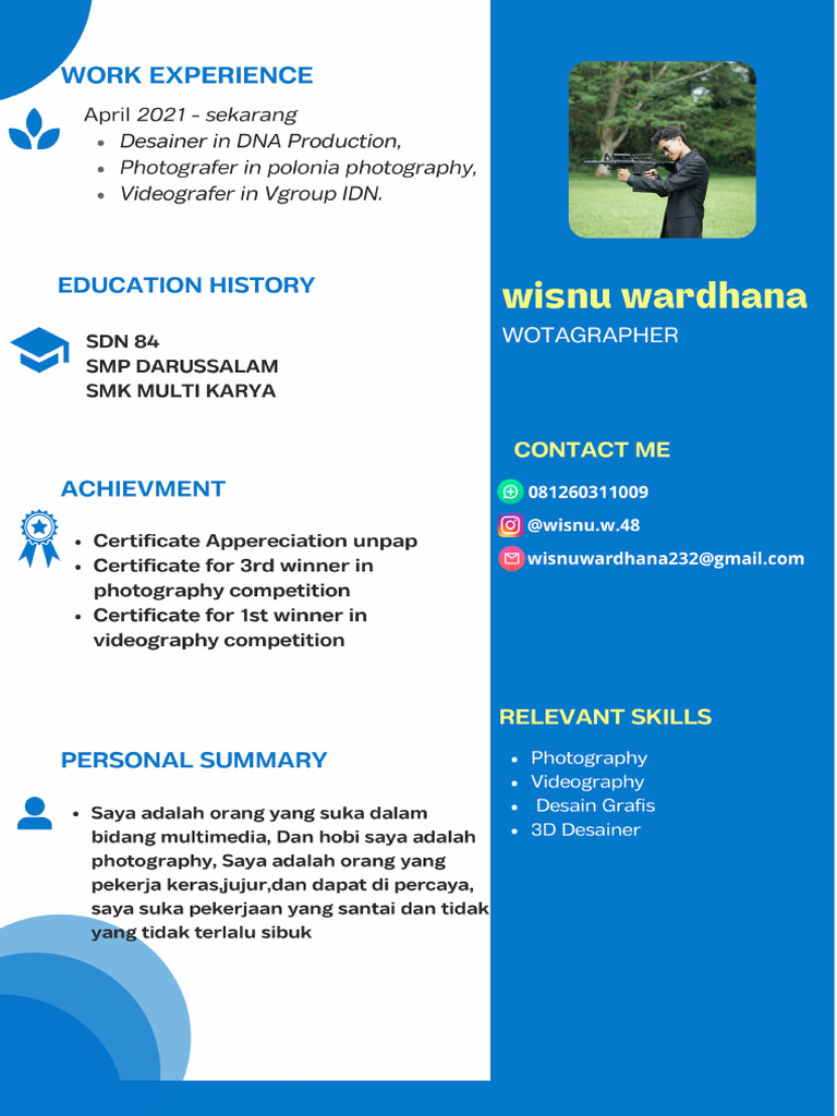 CV Wisnu Wardhana Mi 23b | PDF