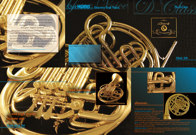 Folder Dürk 8 Englisch | PDF | French Horn | Musical Instruments