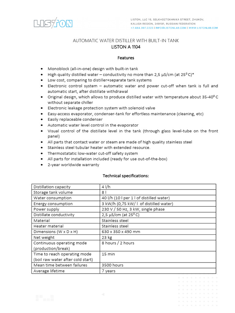 Datasheet A 1104 | PDF