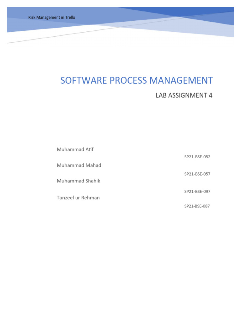 Lab Assignment 4 | Download Free PDF | Risk Management | Risk Lab Assignment 4 | Download Free PDF | Risk Management | Risk