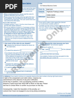 N9B Defence and Counterclaim Guide | PDF | Law