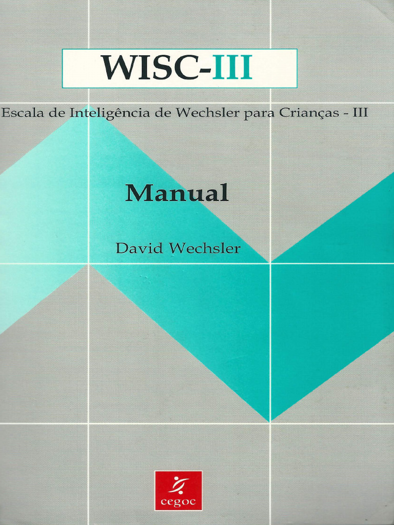 Manual WISC | PDF