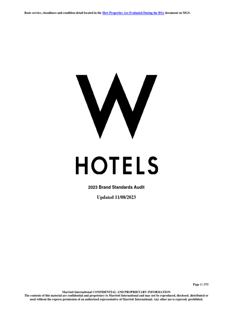 Marito Bsa For Managers | PDF | Marriott International | Experience