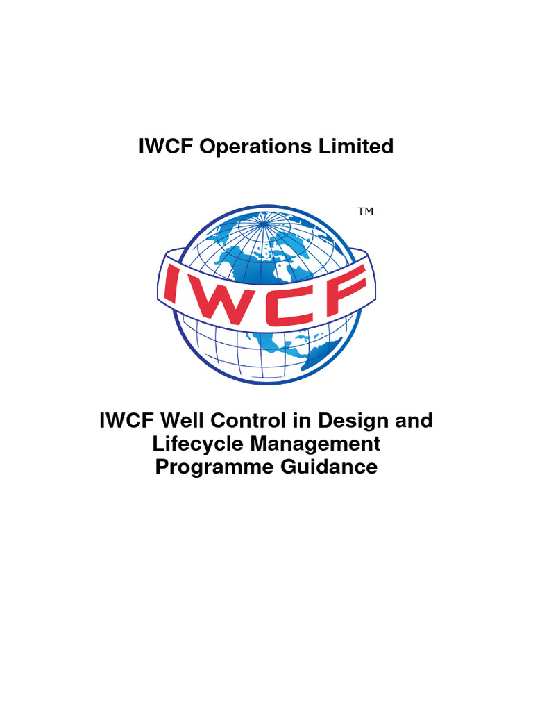 AC 0096 IWCF Well Control in Design and Lifecycle Management Programme ...