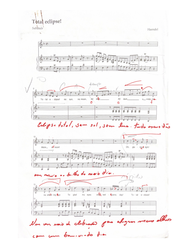 Haendel, Friederich - Total Eclipse | PDF