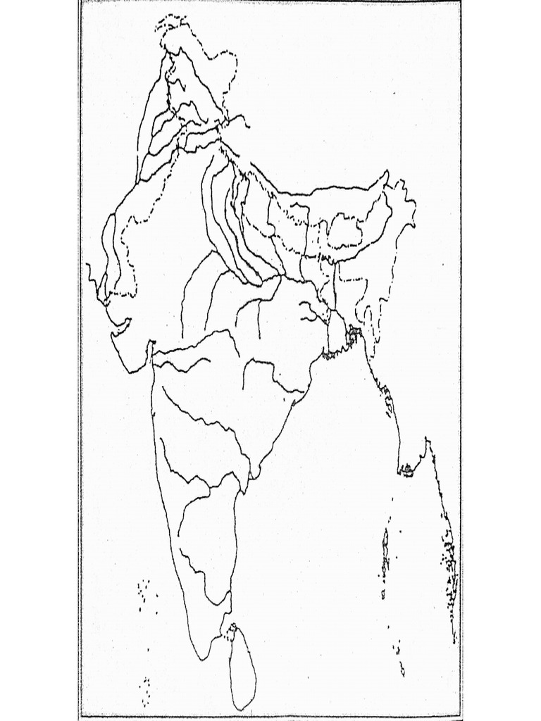 India Map Class 10 | PDF