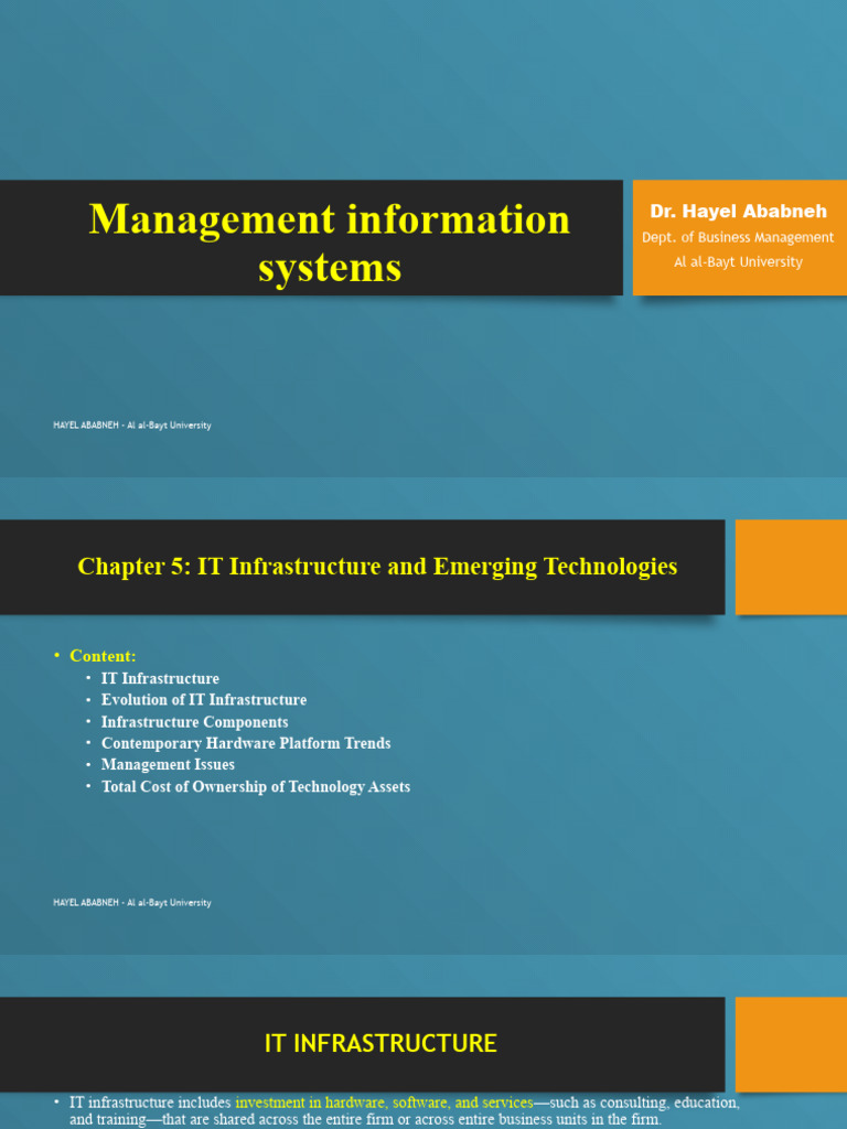 Ch. 5 IT Infrastructure | PDF | Cloud Computing | Computing