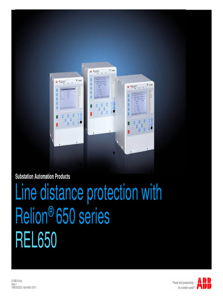08 Line - Distance - Protection - REL650 | PDF | Electronics ...