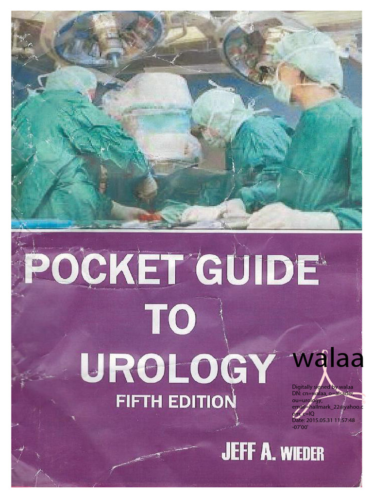 Pocket Guide To Urology | PDF