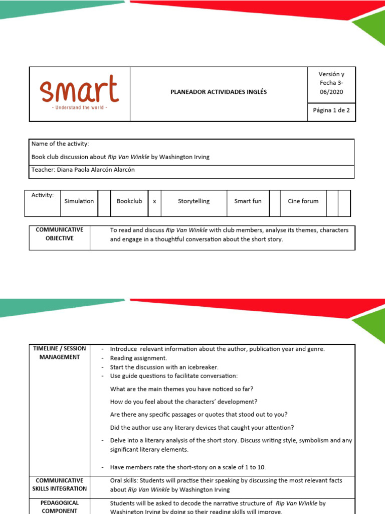 Rip Van Winkle by Washington Irving (1819) | PDF