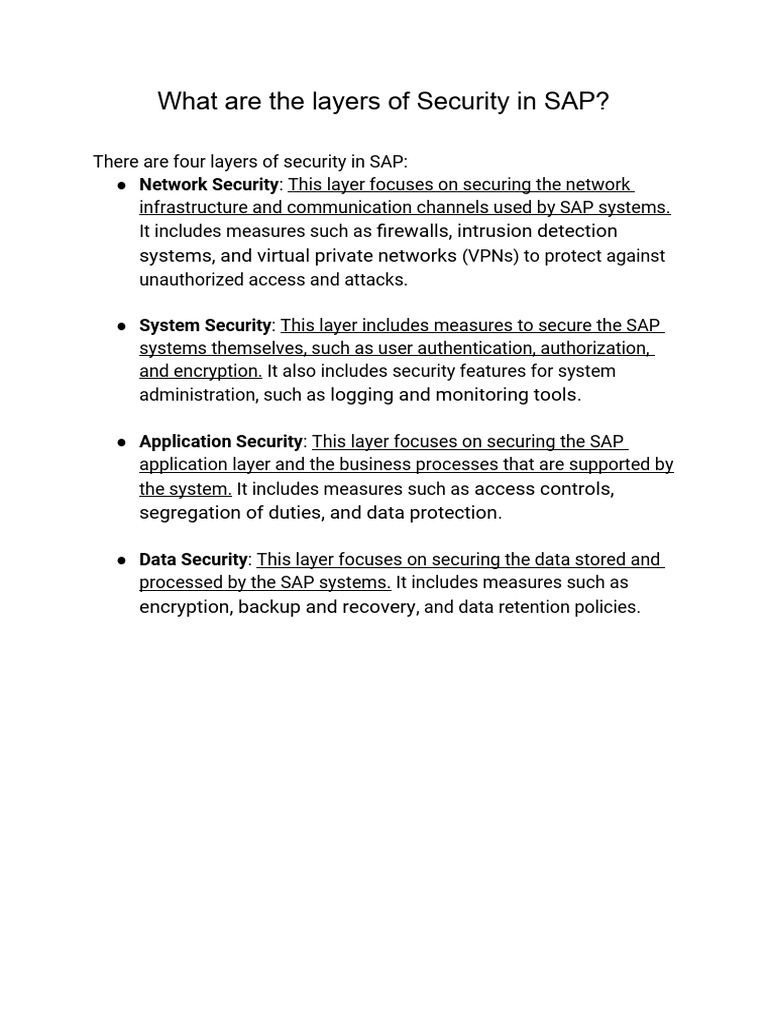 SAP Authorization Concept | PDF | Authentication | Databases