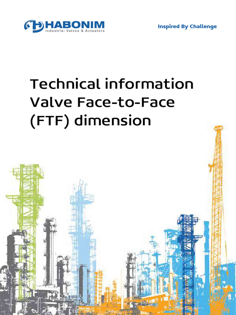 Valve Face-to-Face FTF Dimension - HABONIM - 2017 | PDF