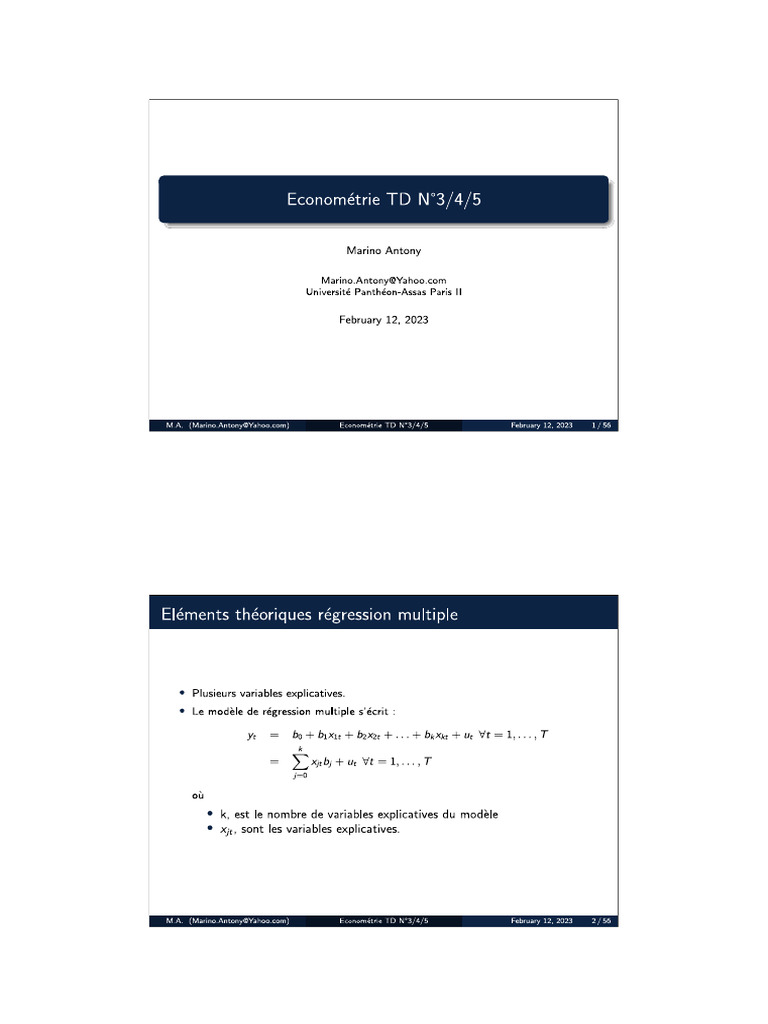 TD - Milo 3 - 4 - 5 - Elements de Correction | PDF