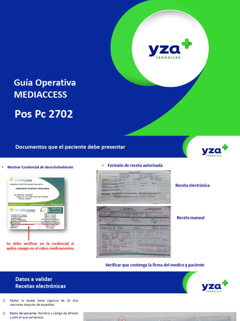Guia Operativa MEDIACCESS | PDF | Prescripción médica | Industrias de ...