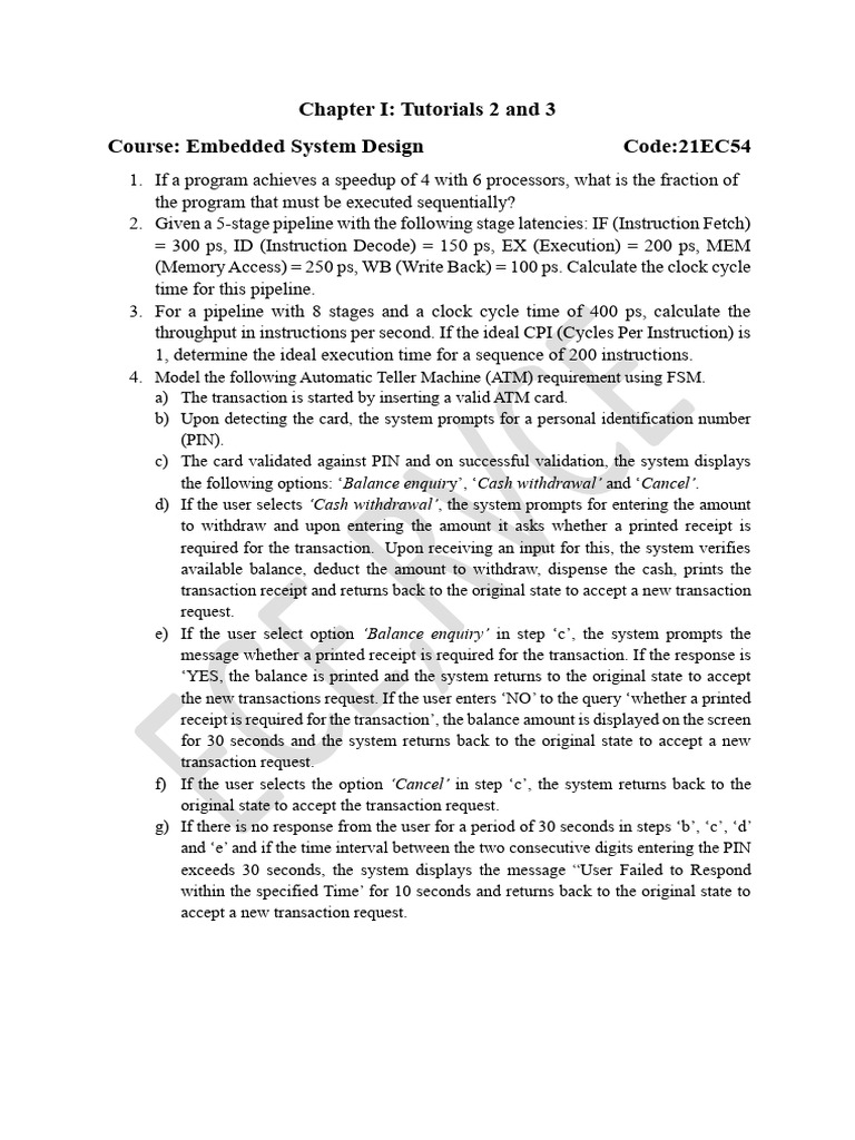 Tutorial 2 - 3 | PDF | Automated Teller Machine | Personal Identification Number