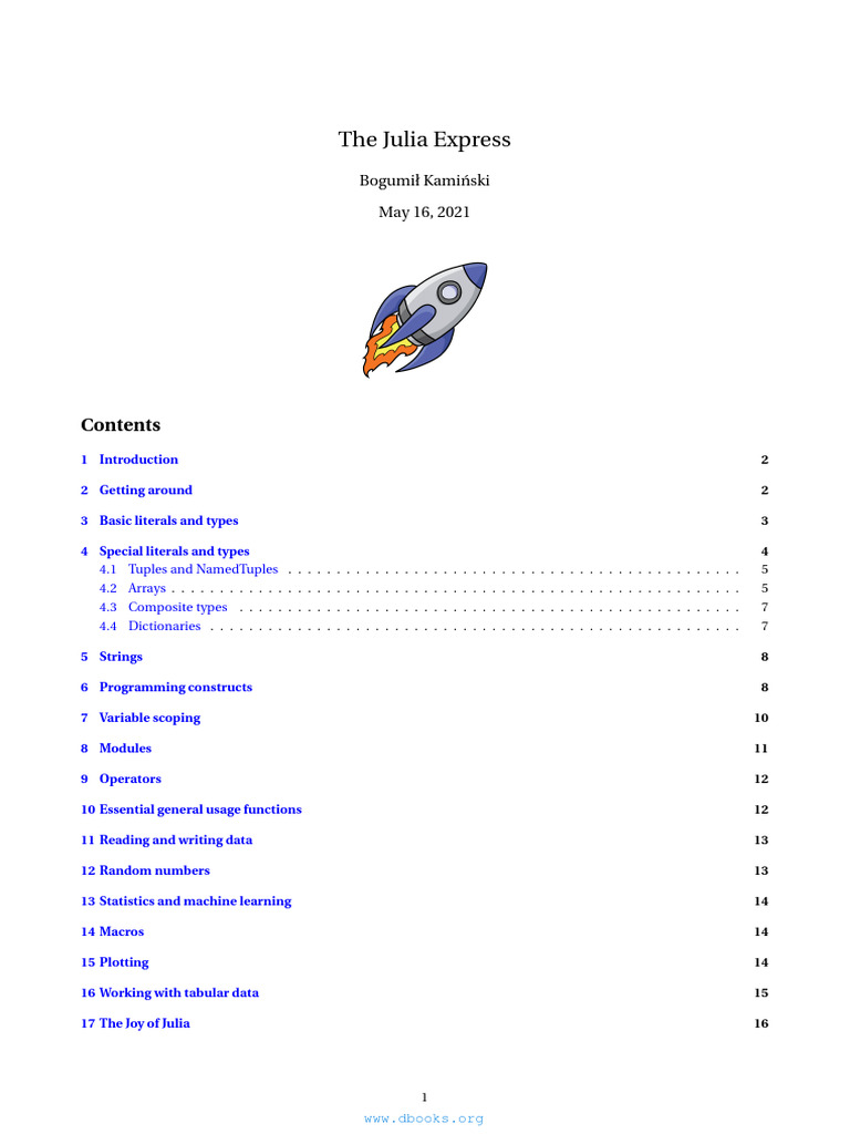 The Julia Express | PDF