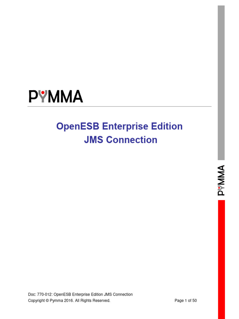 770-012 OE Standalone Edtion JMS Connection | PDF