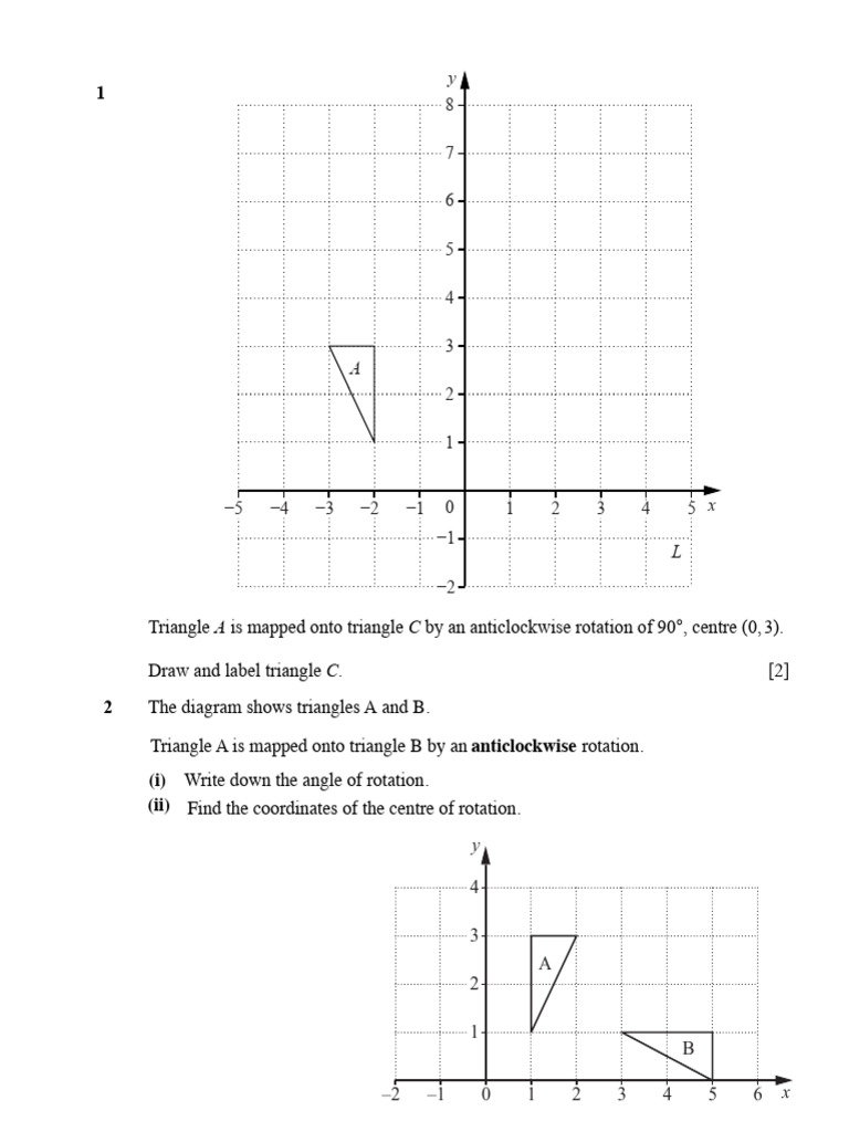 Rotation Pdf Shape Triangle