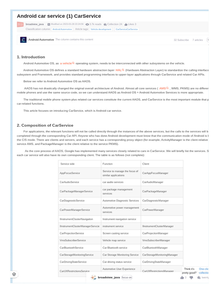 Android Carservice Android Carservice Csdn Blog Part1 Pdf Android Operating System