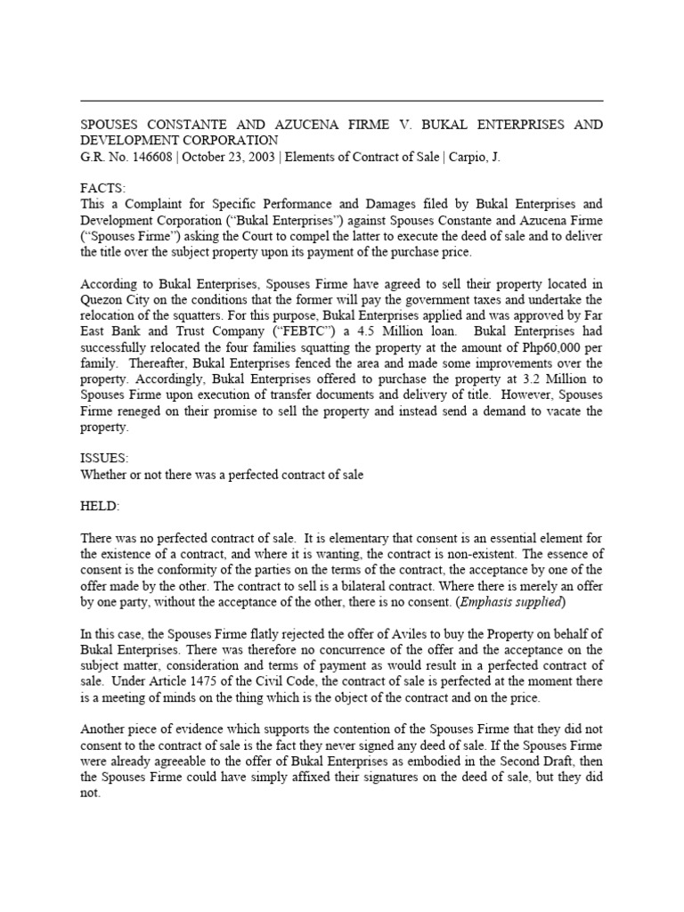 Sales Digest | PDF | Foreclosure | Mortgage Law