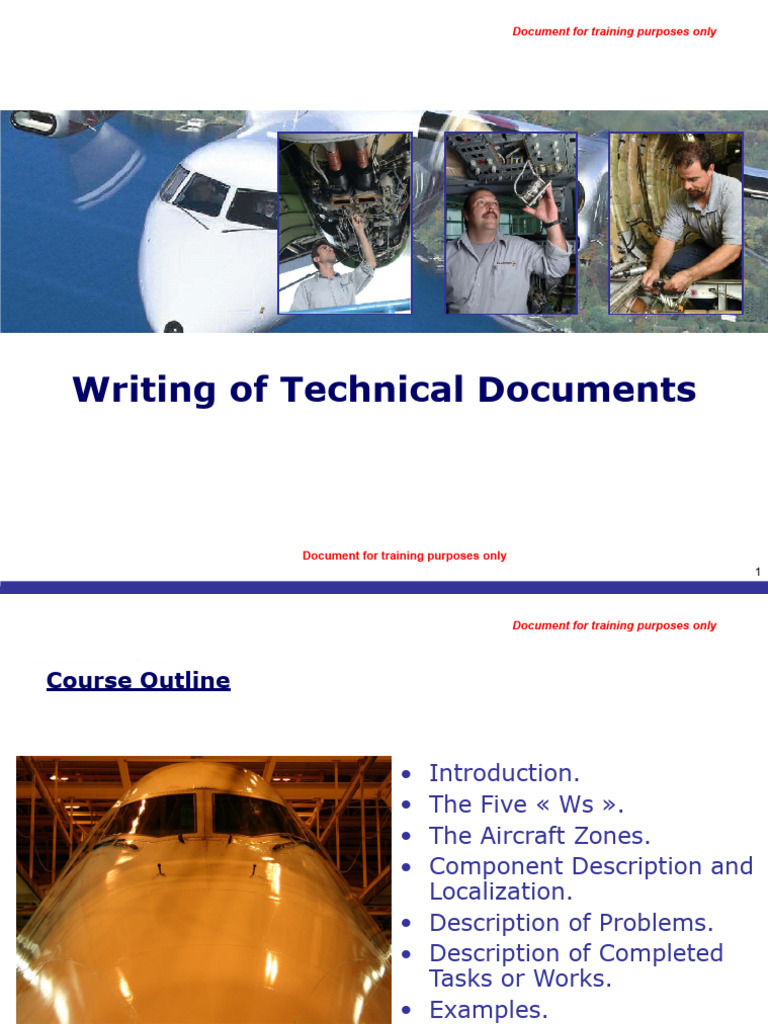 Aircraft Technical Document Writing Guide | PDF | Manufactured Goods | Aircraft
