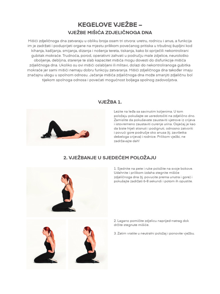 Kegelove Vjezbe | PDF