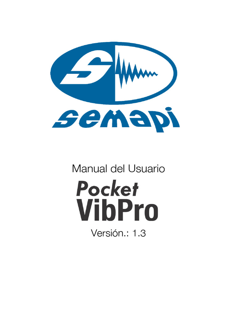 Manual de Usuario Pocket VibPro 1.3 | PDF