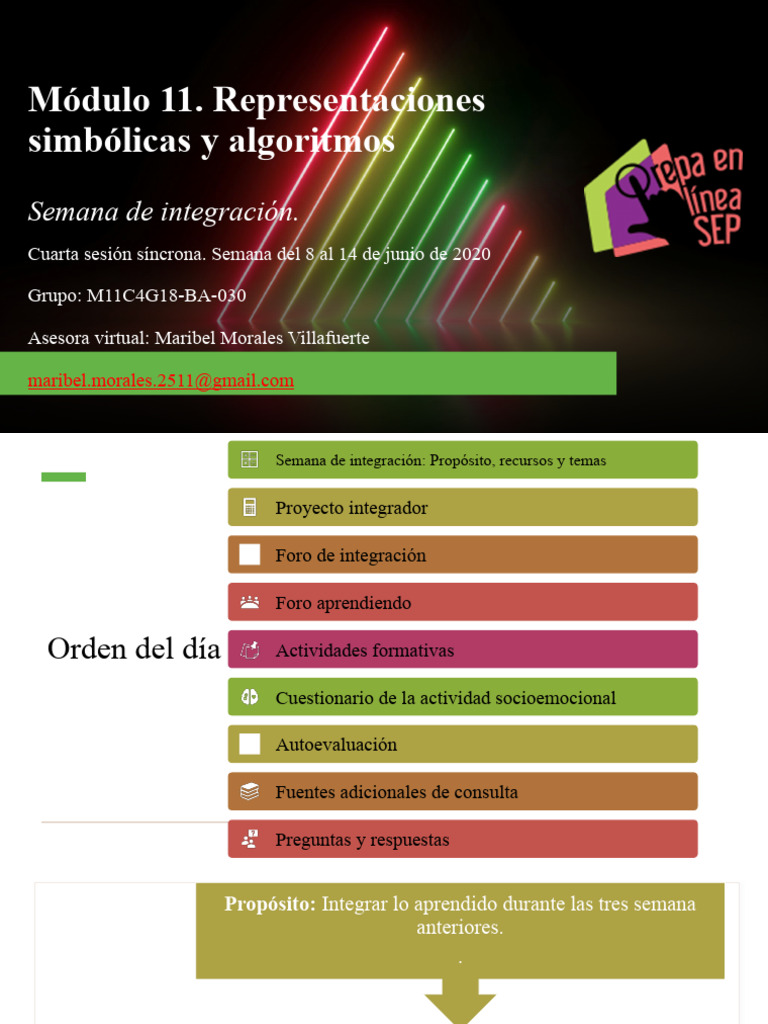 Modulo 11 Semana 4 090620 | PDF | Ecuaciones | Matemáticas