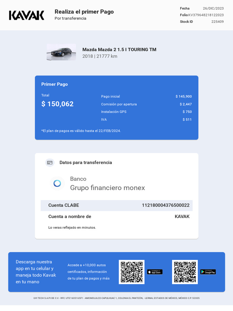 Initial Payment Summary | PDF