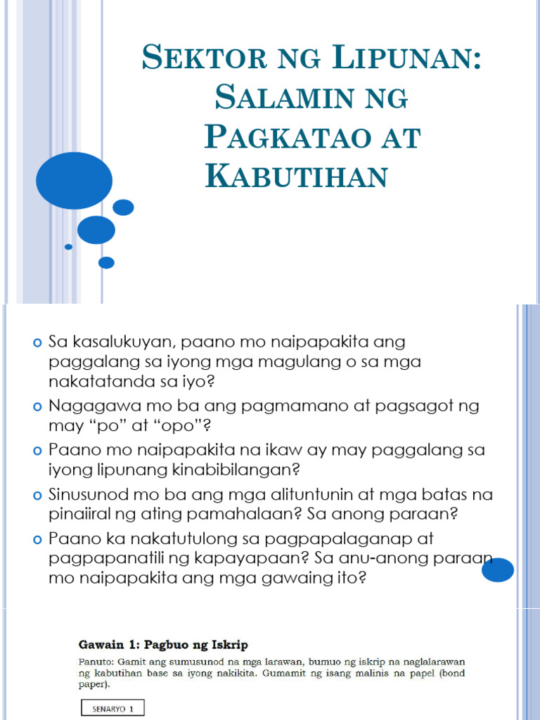 Esp 9 Q1 Lesson 2 | PDF