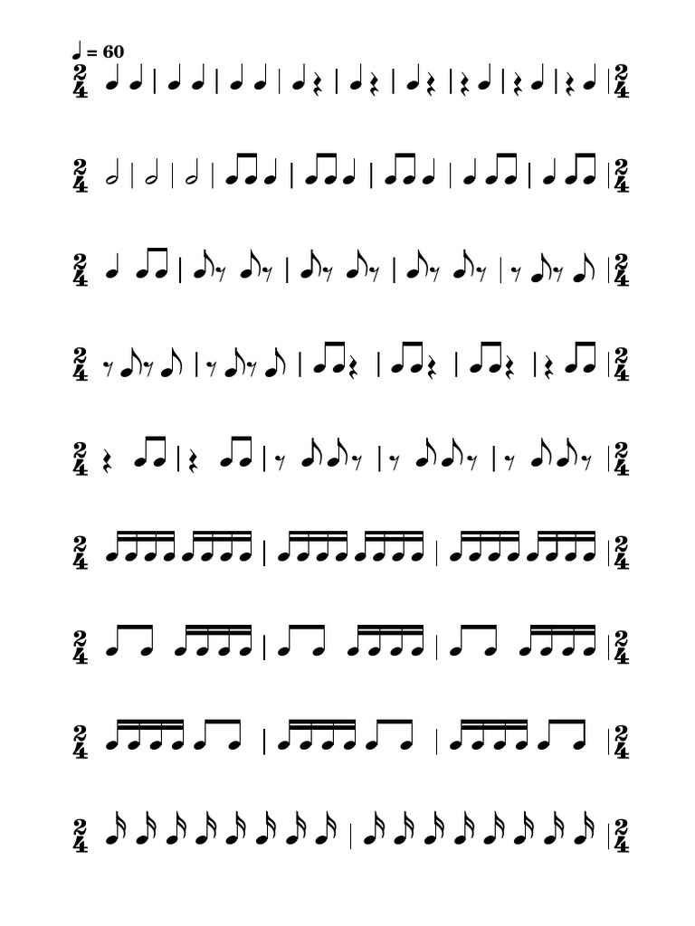 Linguagem Ritmica | PDF