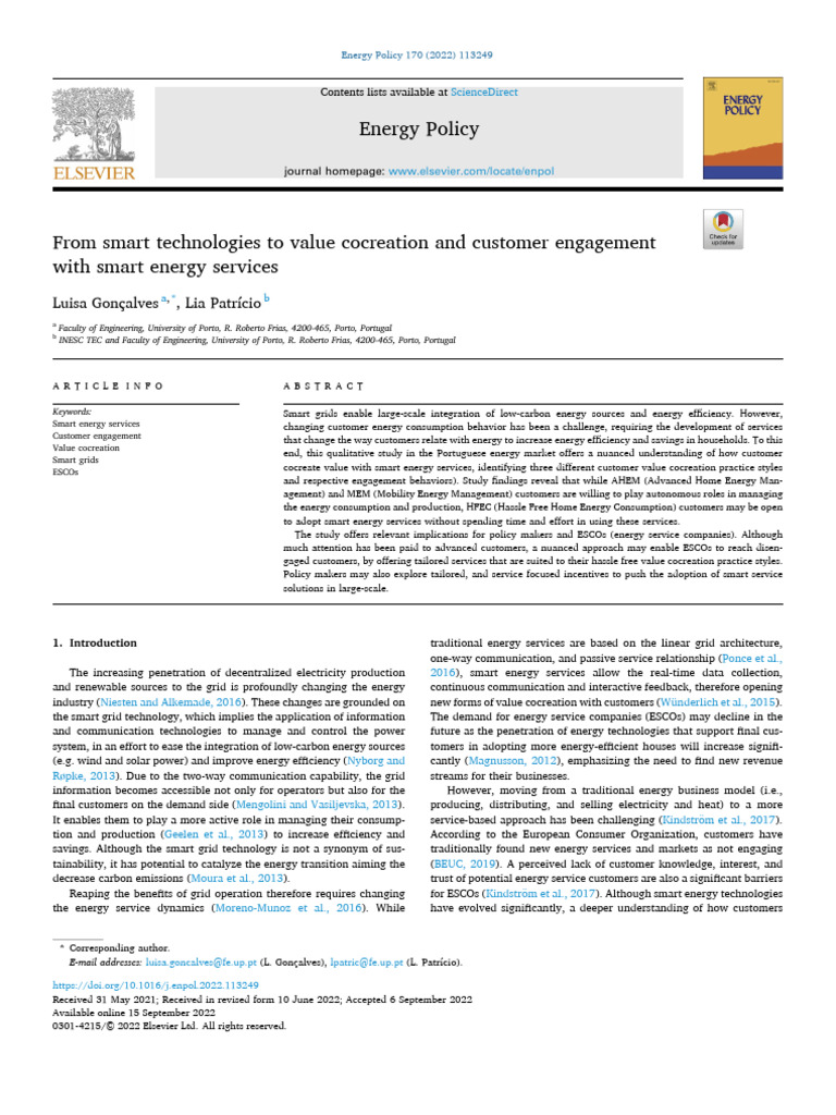 Smart Technologies and Consumer Engagement | PDF