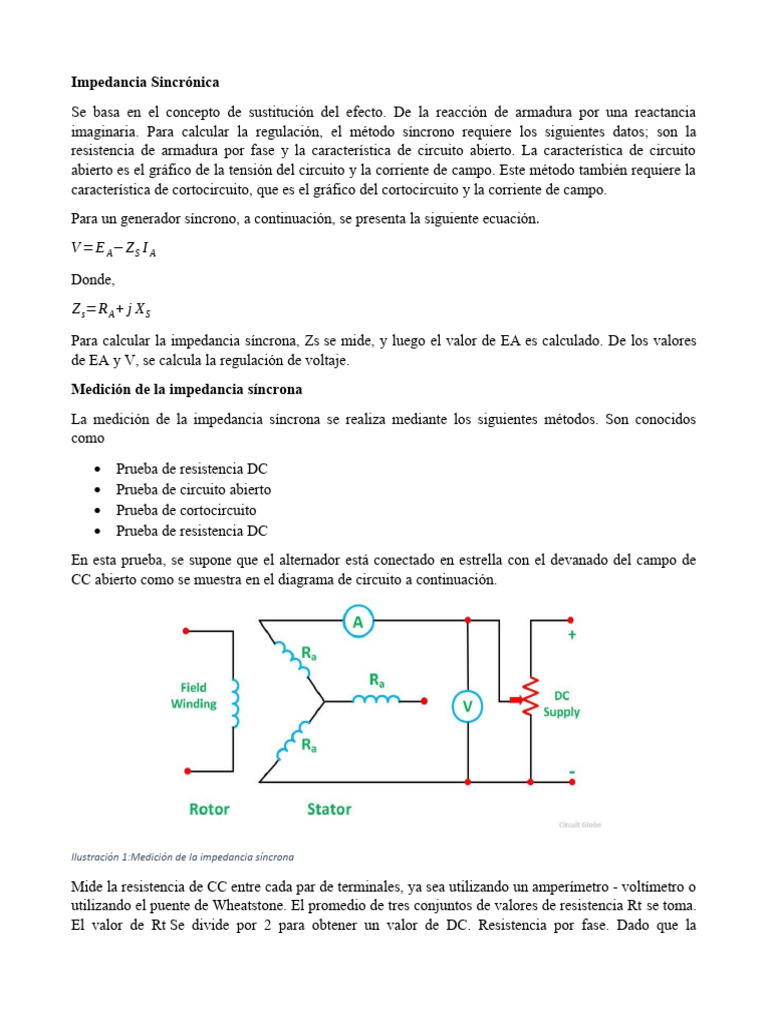 Ilide - Info Impedancia Sincronica PR | PDF | Impedancia eléctrica ...