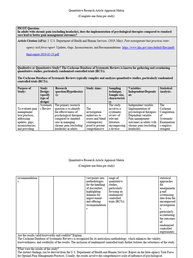 File ID Matrix 2 | PDF | Randomized Controlled Trial | Systematic Review