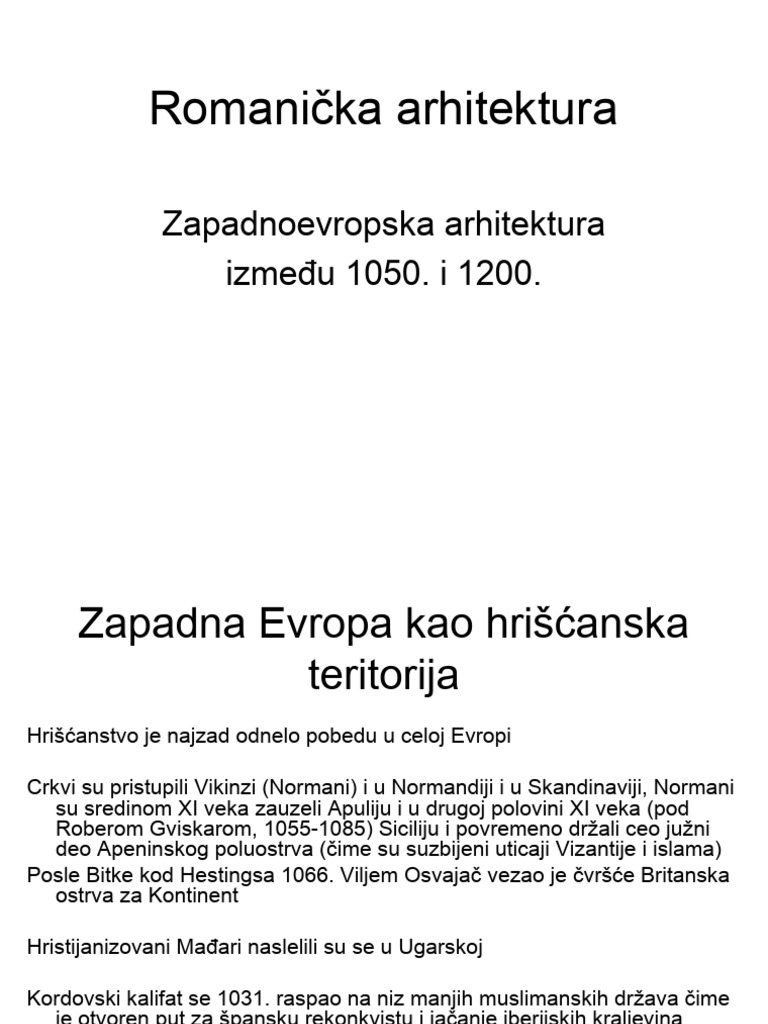 05 Romanika Arh | PDF