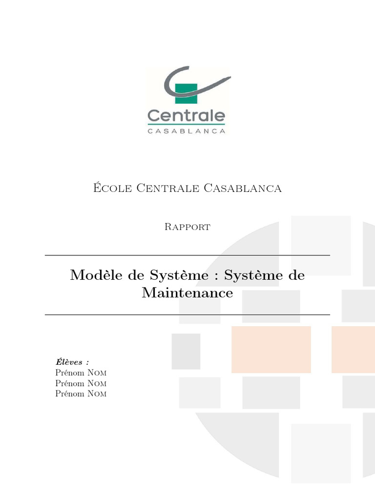 Rapport ECC Template 12 | PDF | Modèle mathématique | Simulation