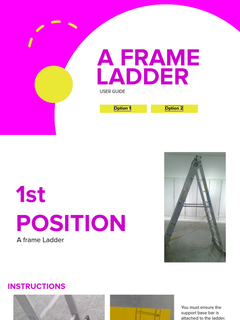 A Frame Ladders | PDF