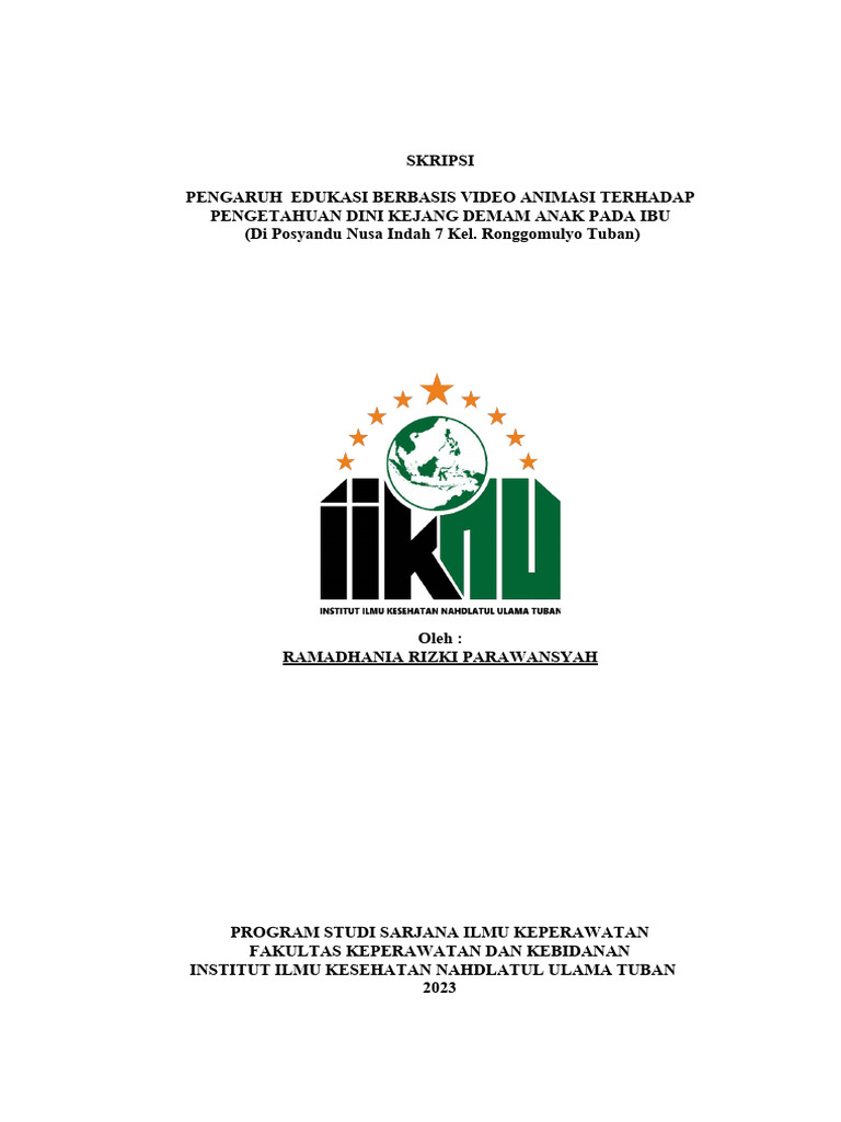 Edukasi Video Animasi Kejang Demam | PDF