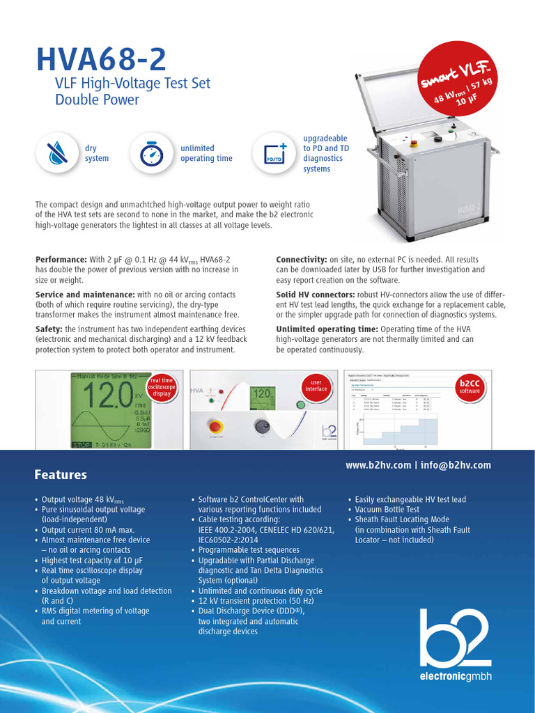 Datasheet b2 HVA68 2 | PDF | High Voltage | Usb