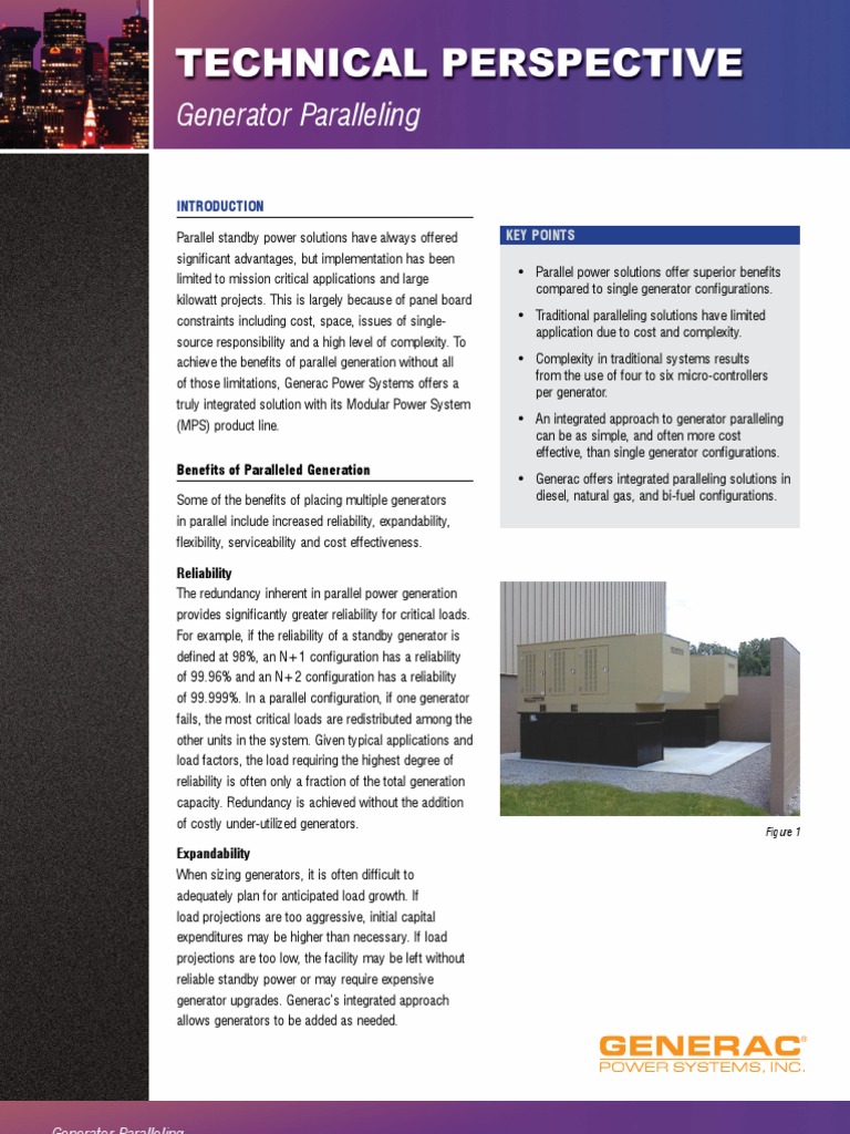 Generator Paralleling | PDF
