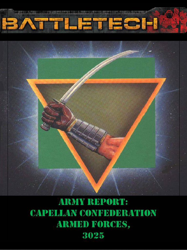 Army Report Capellan Confederation 3025 | PDF | Regiment | Duke