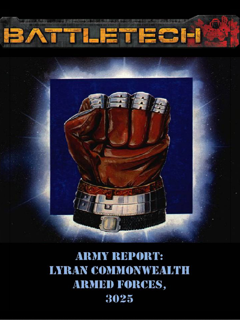 Army Report Lyran Commonwealth 3025 | PDF