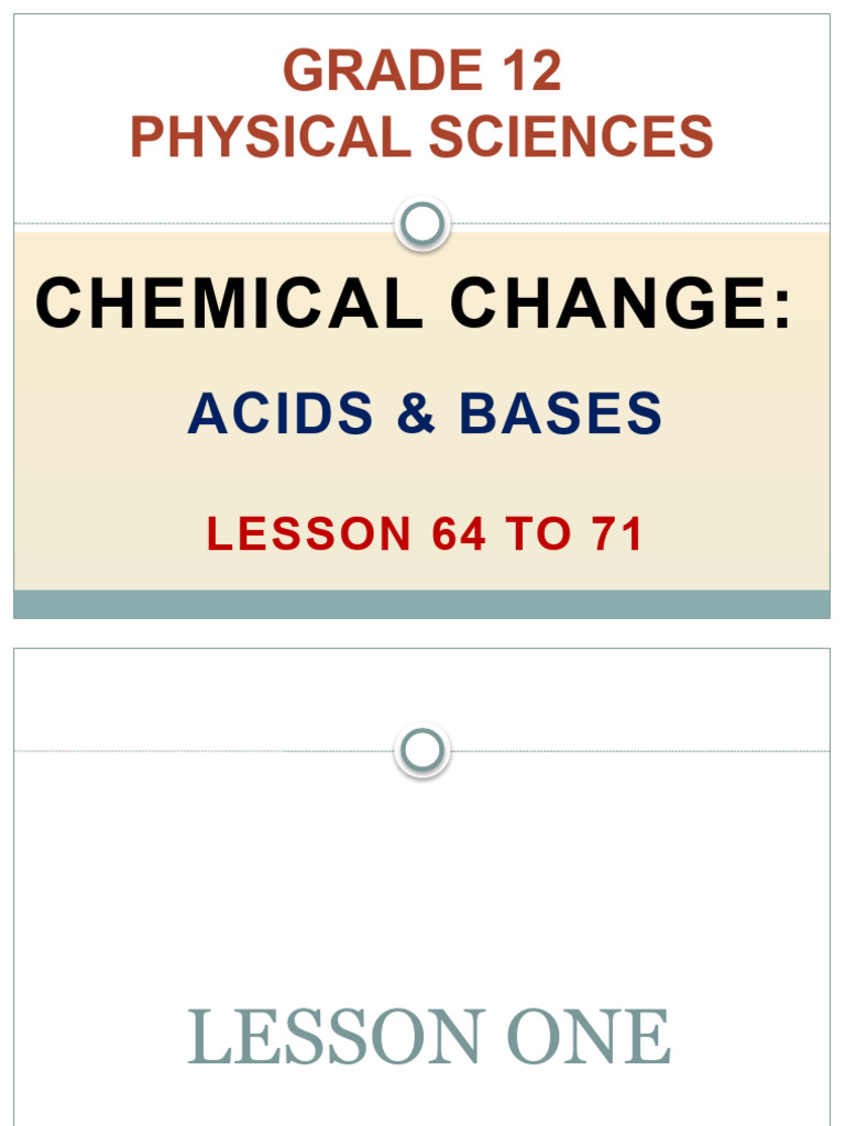 2015 PhySc GRD 12 Acids & Bases | PDF | Acid | Hydroxide